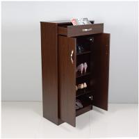 China KD Package 62*36*121cm E1 MDF Wooden Shoe Cupboard for sale