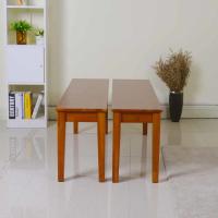 China Dining Room NC Painting 120*30*45.5cm Mahogany Solid Wood Stool for sale