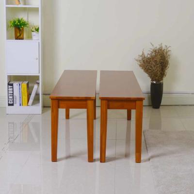 China Dining Room NC Painting 120*30*45.5cm Mahogany Solid Wood Stool for sale