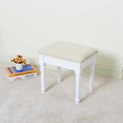 China European Style Living Room 43cm Pastoral Mahogany Solid Wood Stool for sale