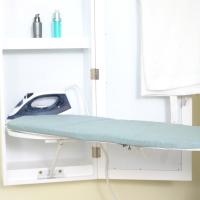 China 20kg Bearing 120 Degree Swivel Composite Cotton In Wall Ironing Board Cabinet for sale