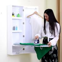 China 20kg Bearing 120 Degree Swivel Composite Cotton In Wall Ironing Board Cabinet for sale