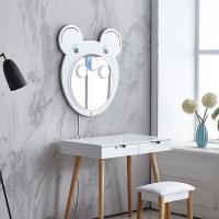 China Three-Color LED Bathroom 4mm Smart Cartoon Shape Makeup Mirror for sale