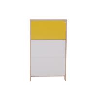 China Yellow Flip Design 107cm 18KG Wood Shoe Organizers for sale