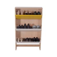 China Yellow Flip Design 107cm 18KG Wood Shoe Organizers for sale