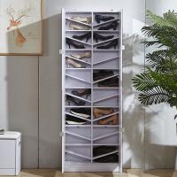China Full Length 70.87inch 3mm Mirrored Shoe Storage Cabinet for sale