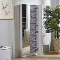 China Full Length 70.87inch 3mm Mirrored Shoe Storage Cabinet for sale