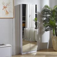 China Full Length 70.87inch 3mm Mirrored Shoe Storage Cabinet for sale