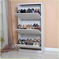 China Bedroom Hardware Fitting 63*24*123cm Mirrored Shoe Cupboard for sale