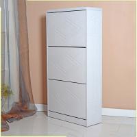 China Bedroom Hardware Fitting 63*24*123cm Mirrored Shoe Cupboard for sale