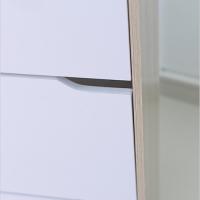China Melamine MDF Mirrored Shoe Cabinet for sale