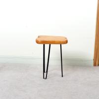China Apartment European Log Color Triangle support Solid Wood Coffee Tables for sale