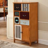 China 6 Drawer Vertical NC Painting Solid Wood Storage Cabinet Family Room Furniture for sale