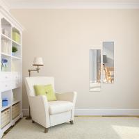 China Wall Mounted Full Body Frameless Makeup Mirror 3mm Thick for sale