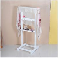 China 120cm Height MDF Wood Floor Coat Rack For Living Room for sale