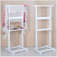 China 120cm Height MDF Wood Floor Coat Rack For Living Room for sale