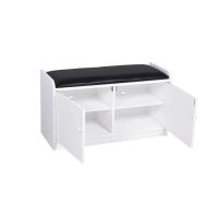 China 45cm Height OEM MDF Board Wooden Shoe Cabinet 0.111m3 CBM for sale