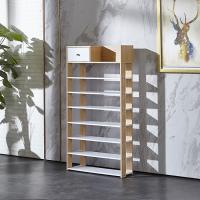 China ODM 7 Layer MDF NC Painting Wooden Storage Rack 140cm Height for sale