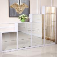 China 40 Pairs Size E1 MDF Shoe Rack Bracket KD Package With Mirror for sale