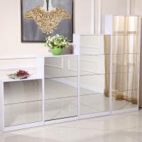 China 40 Pairs Size E1 MDF Shoe Rack Bracket KD Package With Mirror for sale