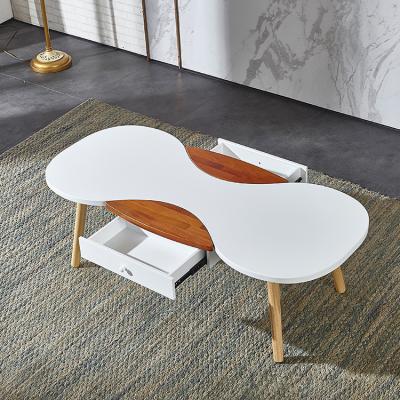 China Decomposable Stool MDF Small Splicing Coffee Table 19KG With Drawers for sale