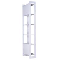 China 190cm Length MDF Board Wooden Vertical Bookshelf 0.038CBM For Living Room for sale