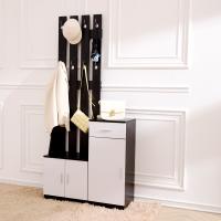 China Convertible Height 187cm Multifunctional Shoe Rack Width 32cm With Drawers for sale
