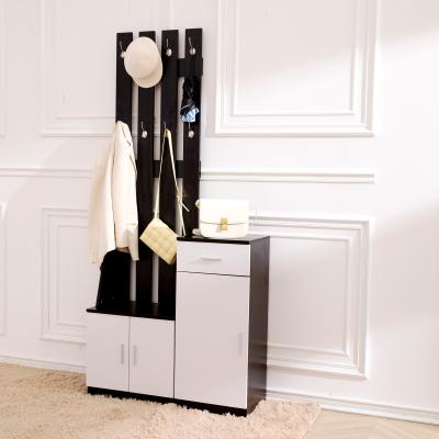 China Convertible Height 187cm Multifunctional Shoe Rack Width 32cm With Drawers for sale