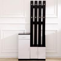 China Convertible Height 187cm Multifunctional Shoe Rack Width 32cm With Drawers for sale