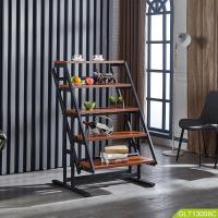China Hot Sale Wooden Conversion Dining Table folding Table with metal rack for sale