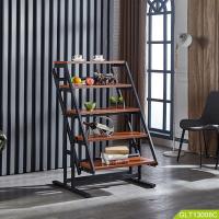China Hot Sale Wooden Conversion Dining Table folding Table with metal rack for sale