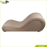China OEM Ergonomic Curved Sex Couch Solid Wood Frame 17 Inch MDF Painting for sale