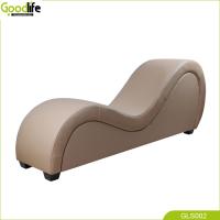 China OEM Ergonomic Curved Sex Couch Solid Wood Frame 17 Inch MDF Painting for sale