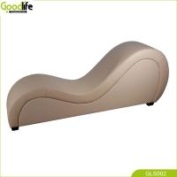 China OEM Ergonomic Curved Sex Couch Solid Wood Frame 17 Inch MDF Painting for sale