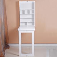 China W48cm Wooden Folding Dining Tables MDF OEM Painting Convertible for sale