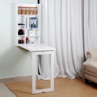 China W48cm Wooden Folding Dining Tables MDF OEM Painting Convertible for sale