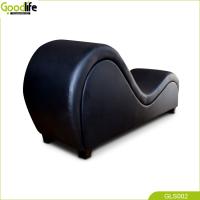 China Ergonomic Leather Sex Sofa Chair 170cm Length Adult Couple Wooden PU for sale