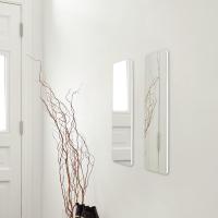 China Wall Mounted Frameless Makeup Mirror 3mm Thick Full Length For Living Room for sale