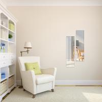 China Wall Mounted Frameless Makeup Mirror 3mm Thick Full Length For Living Room for sale