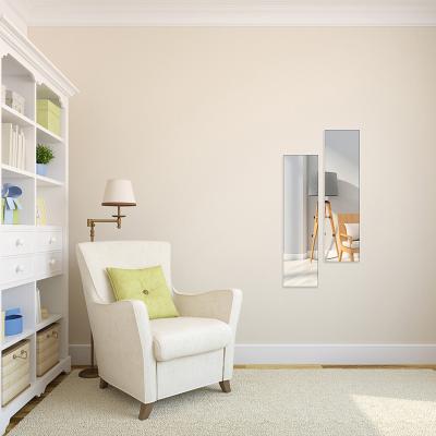 China Wall Mounted Frameless Makeup Mirror 3mm Thick Full Length For Living Room for sale