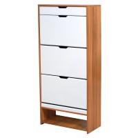 China Ironing Stand Solid Wood Shoe Cabinet Teak Wood Color W63xD30xH147cm for sale