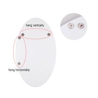 China Durable Wall Mounted Makeup Mirrors Oval Frameless Bathroom Mirror for sale