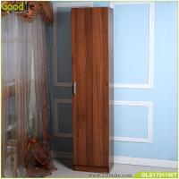China Living Room Wooden Shoe Cabinet Nordic Brown Melamine MDF Wood Storage Locker for sale