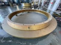 China Heavy Duty Bushing and Seat Ring Set for Ball Mill Rotary Kiln Bearing for sale
