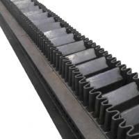 China EP100 EP150 EP200 Black 0-90 degrees Skirt Conveyor Belt for sale