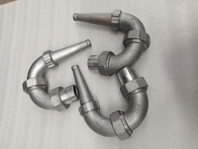 China Sprinkler truck front three bend spray rack aluminum alloy circular spray nozzle for sale