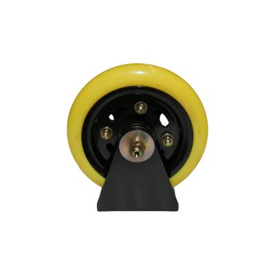 China Sweeper Solid Wheel Assembly | Polyurethane Body, Cast Iron Hub for sale
