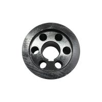 China Sweeper Truck Part Cast Iron Black Fan Pulley (Flat Key), Auxiliary Driving Wheel, High-Efficiency Transmission Durable Support Wheel for Fan Shaft for sale