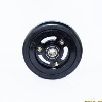 China Zoomlion/Sany-Compatible Black Travel Wheel Assembly – Fits Sanitation Truck Suction Nozzles, Sweeper Trucks, Street Sweepers & Suction Nozzle Rubber Wheel Hubs for sale