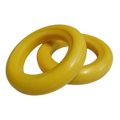 China Zoomlion Heavy Industry Compatible Injection-Molded Yellow Solid Wheels – For Sanitation Trucks, Sweeper Trucks & Suction Nozzle Travel for sale